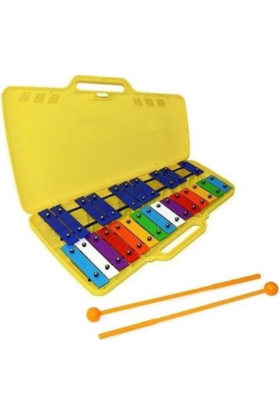 Rhn Music Diatonik 25 Tuşlu Metalofon / Sarı Rhn Music Diatonik 25 Tuşlu Metalofon / Sarı