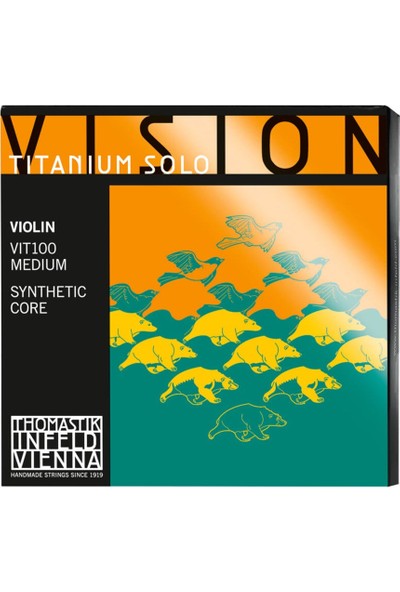 Thomastık Keman Tel Thomastik Vision Titanium VIT100 Solo Set Thomastık Keman Tel Thomastik Vision Titanium VIT100 Solo Set
