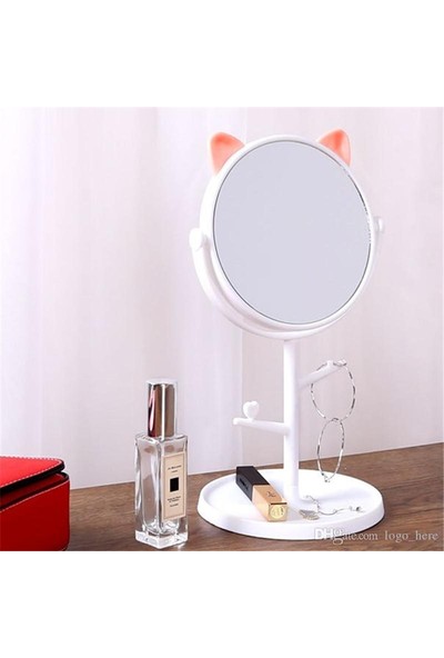 Cep Home Kedi Kulaklı Masa Üstü Askılıklı Makyaj Aynası Cep Home Kedi Kulaklı Masa Üstü Askılıklı Makyaj Aynası