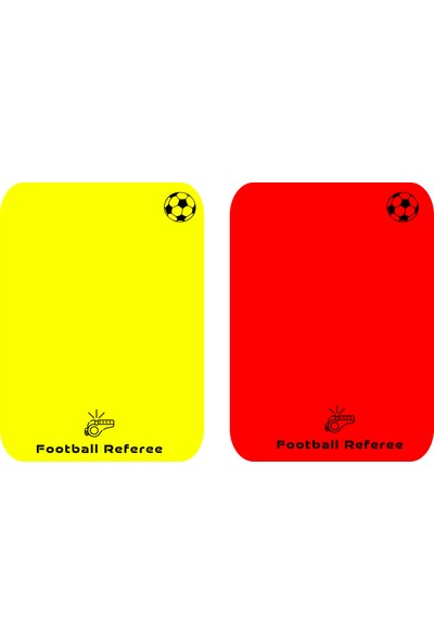 Hakemsizsiniz Sarı Kırmızı Kart (Football Referee)