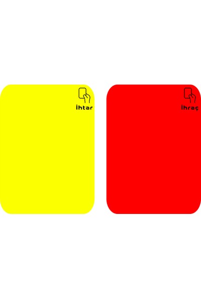 Hakemsizsiniz Sarı Kırmızı Kart