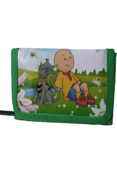 Serin Caillou - Yeşil - Çocuk Cüzdan