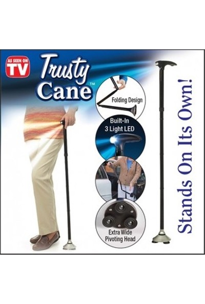 Cmt Katlanabilir Işıklı Baston