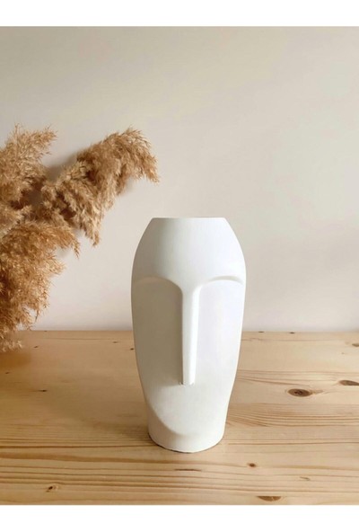 CM&HM Aynalı Home Stoneface Dekoratif Vazo