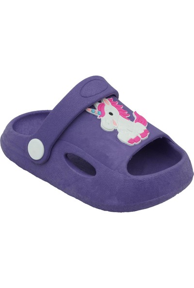Daye Ortopedik Kaydırmaz Tabanlı Hayvan Figürlü Çocuk Sandalet Terlikn