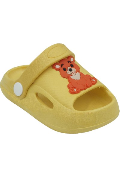 Daye Ortopedik Kaydırmaz Tabanlı Hayvan Figürlü Çocuk Sandalet Terlikn