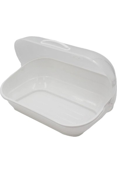 Violet Plastik Ekmek Kutusu Ekmeklik Beyaz Violet Plastik Ekmek Kutusu Ekmeklik Beyaz