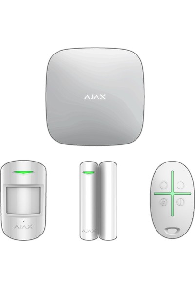 Ajax Hub Kit / Starterkithub - Beyaz Kablosuz Alarm Kiti Ajax Hub Kit / Starterkithub - Beyaz Kablosuz Alarm Kiti