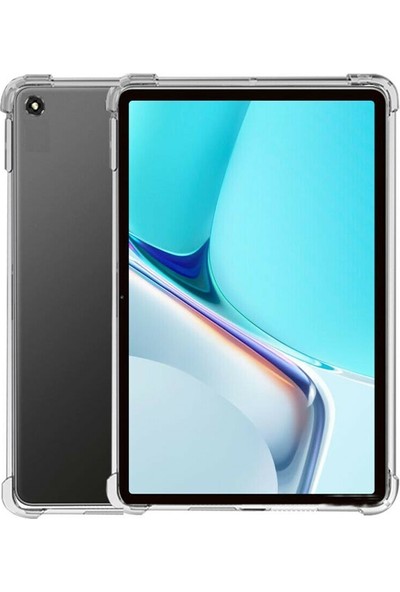 Huawei Mediapad T3 10 Silikon Kılıf Antişok Şeffaf Tampon Darbeye Dayanıklı 9.6 Inç