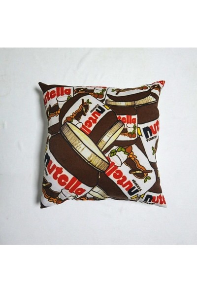 Piyop Nutella Desenli Yastık