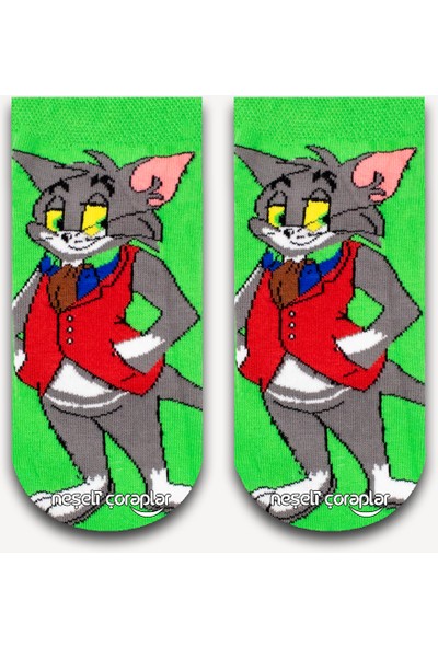 Neşeli Çoraplar Tom Renkli Çocuk Çorap