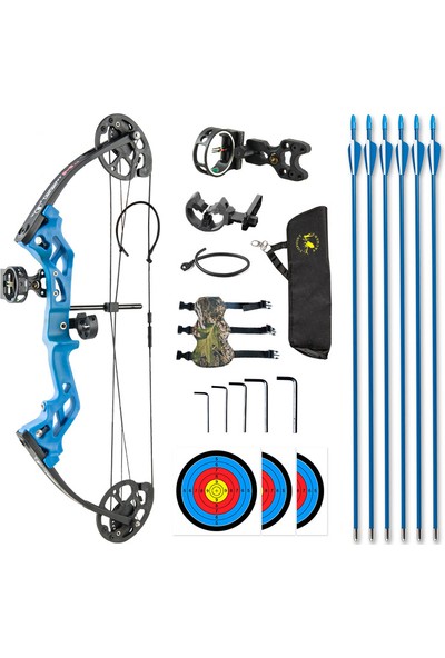 Topoint Bey Av M3 Siyah Makaralı Yay Seti Topoint Bey Av M3 Siyah Makaralı Yay Seti