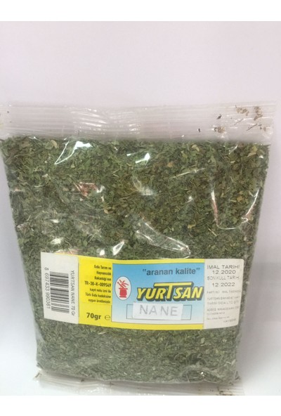 Yurtsan Kuru Nane 70 gr Yurtsan Kuru Nane 70 gr