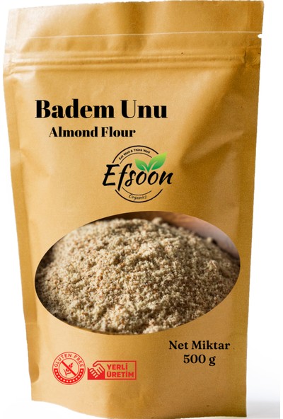Efsoon Organics Badem Unu 500 gr