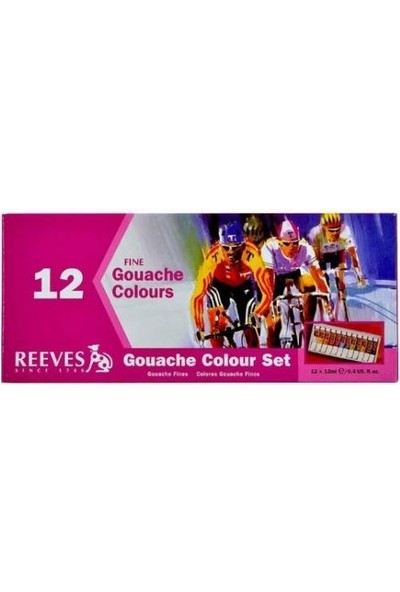 Reeves 12'li Guaj Boya Seti 12 Renk x 12ML Reeves 12'li Guaj Boya Seti 12 Renk x 12ML