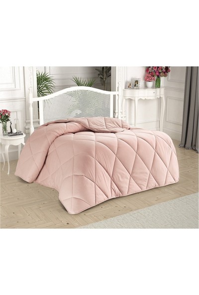 Taç Polar Pembe Tek Kişilik Yorgan 155X215 cm Çift Taraflı Yorgan Özel Seri Taç Polar Yorgan