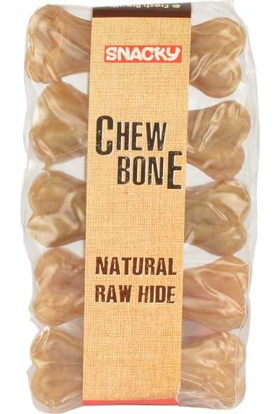 Snacky Natural Çiğneme Kemiği 7,5 cm 25 gr 5 Ad.