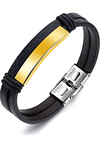 Wealthy Deri Mıknatıslı Ince Erkek Bileklik-2 Parça (Yurt Dışından) Wealthy Deri Mıknatıslı Ince Erkek Bileklik-2 Parça (Yurt Dışından)