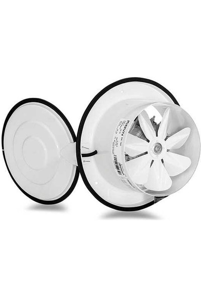 Bvn Bahçıvan Bk 160 Kapaklı Aksiyel Baca Aspiratörü