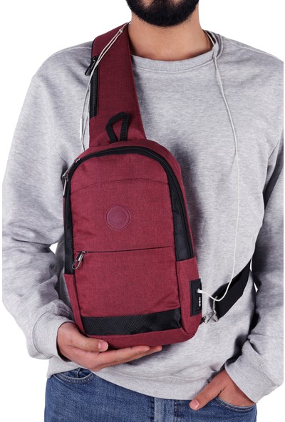 Strong Bag Strong Kulaklık Çıkışlı Tek Kol Göğüs ve Sırt Çantası ,çapraz Çanta Body Bag TK01