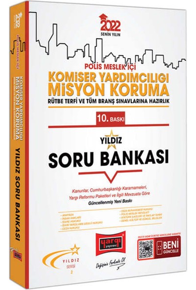Yargı Yayınevi 2022 Polis Meslek Içi Komiser Yardımcılığı Yıldız Soru Bankası 10.baskı Yargı Yayınevi 2022 Polis Meslek Içi Komiser Yardımcılığı Yıldız Soru Bankası 10.baskı