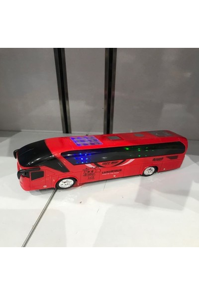 YVZ Pilli Çarp Dön 3 Boyutlu Işıklı Otobüs YVZ Pilli Çarp Dön 3 Boyutlu Işıklı Otobüs