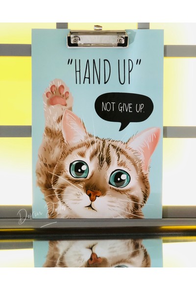 Derin Düşler Sevimli Kedi Tasarımlı Sekreterlik