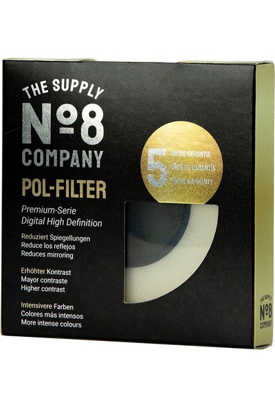 No 8 No8 43MM Nano Circular Polarize Filtre No 8 No8 43MM Nano Circular Polarize Filtre