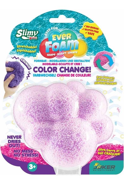 Slimy Ever Foam Renk Değiştiren Slime - Pembe Slimy Ever Foam Renk Değiştiren Slime - Pembe