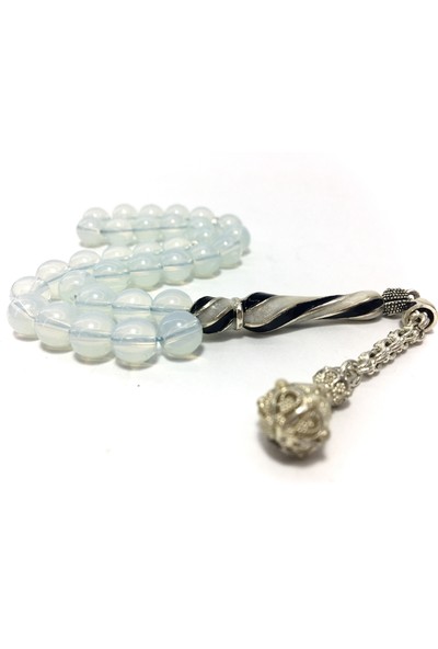 Tesbih Perver Ay Taşı Doğal Taş Tesbih Tesbih Perver Ay Taşı Doğal Taş Tesbih