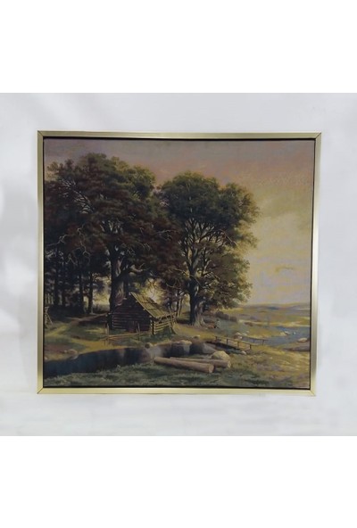 Varaklı Çerçeveli Goblen Tablo Varaklı Çerçeveli Goblen Tablo