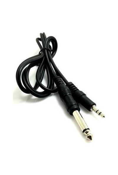 Tunex Bilgisayar Amfi Arası Ses Aktarım Kablosu 3.5mm + 6.3 mm Amfi Ses Kablosu Tunex Bilgisayar Amfi Arası Ses Aktarım Kablosu 3.5mm + 6.3 mm Amfi Ses Kablosu