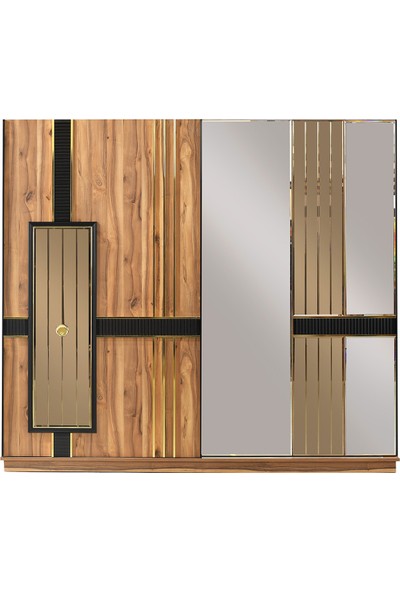 Eymense Marsilya Sürgülü Kapaklı Gardırop
