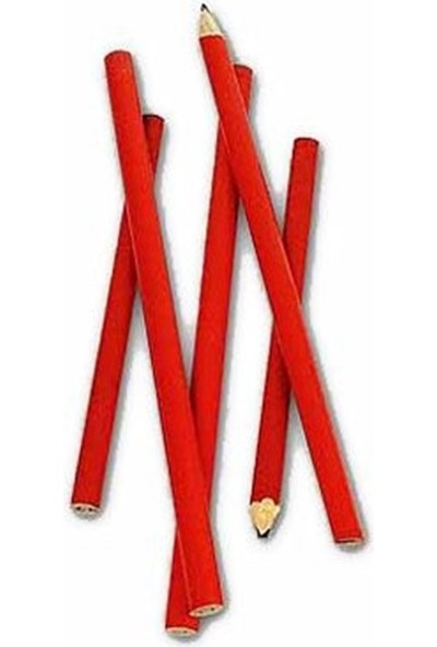 Ega Toptan Marangoz Kalemi 12LI - Kırmızı