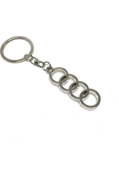 Gardenauto Audi Anahtarlık 3D Metal Otomobil Anahtarlığı - Krom Kaplamalı Gardenauto Audi Anahtarlık 3D Metal Otomobil Anahtarlığı - Krom Kaplamalı
