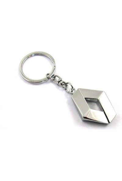 Gardenauto Renault Anahtarlık 3D Metal Otomobil Anahtarlığı - Krom Kaplamalı Gardenauto Renault Anahtarlık 3D Metal Otomobil Anahtarlığı - Krom Kaplamalı