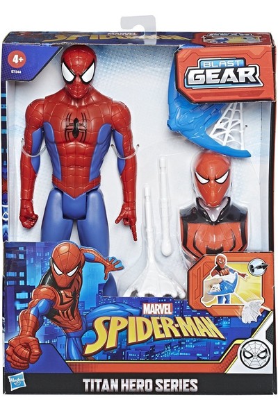 Hasbro E7344 Spider-Man Titan Hero Blast Gear Figür / +4 Yaş Hasbro E7344 Spider-Man Titan Hero Blast Gear Figür / +4 Yaş