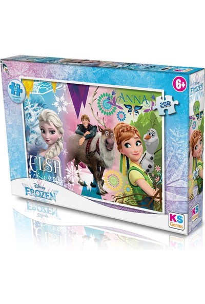 KS Games FRZ113 Ks, Frozen 200 Parça Puzzle KS Games FRZ113 Ks, Frozen 200 Parça Puzzle