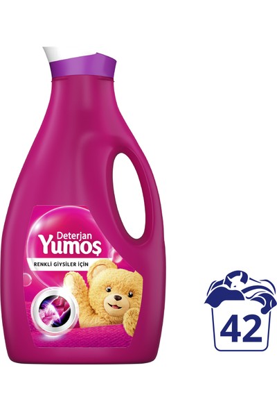 Yumoş Sıvı Bakım Çamaşır Deterjanı Renkli Giysiler İçin Renk Korumada Daha İyisi Yok 2520 ML Yumoş Sıvı Bakım Çamaşır Deterjanı Renkli Giysiler İçin Renk Korumada Daha İyisi Yok 2520 ML