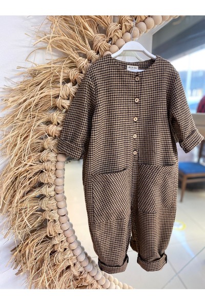 Catz Kids Hardal Siyah Kazayağı Kaşe Uzun Kollu Cepli