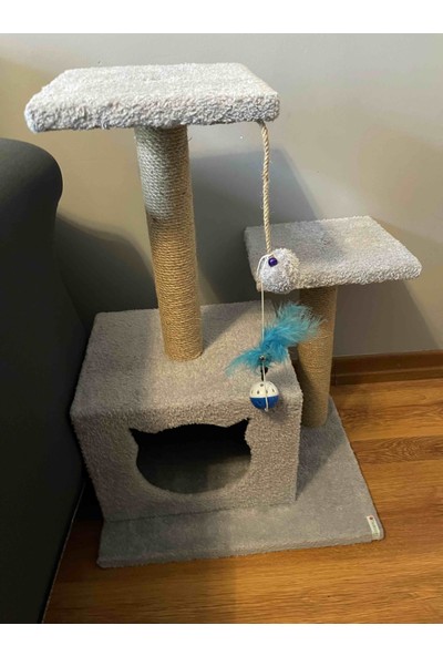 Nursoft Stepli Yuvalı Kedi Tırmalaması (Kedi Görünümlü) NR-0038 Nursoft Stepli Yuvalı Kedi Tırmalaması (Kedi Görünümlü) NR-0038