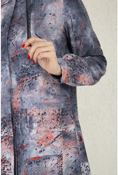 Armine Baskılı Kadın Tesettür Tunik