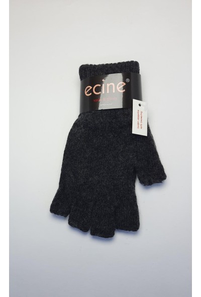 Kadın Lambswool (Kuzu Yünü) Kesik Parmak Eldiven