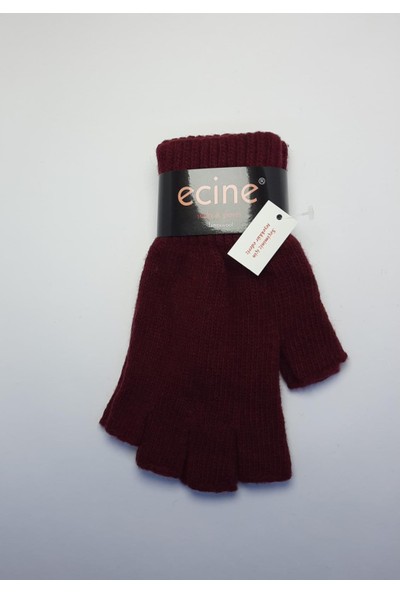 Kadın Lambswool (Kuzu Yünü) Kesik Parmak Eldiven