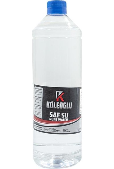 Köleoğlu Saf Su 1 Litre Ütü-Akü-Antifriz Tamamlama Suyu