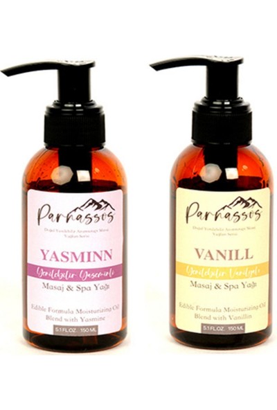 Parnassos Aromaterapi Yenilebilir Rahatlatıcı Vanilya Masaj Yağı + Jasmin Doğal Masaj Yağı 150 ml Parnassos Aromaterapi Yenilebilir Rahatlatıcı Vanilya Masaj Yağı + Jasmin Doğal Masaj Yağı 150 ml