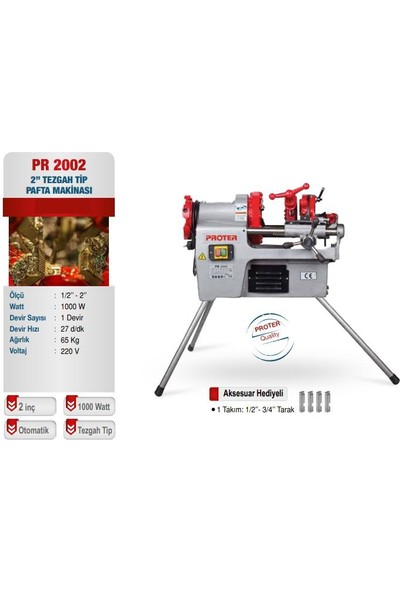 Proter Tezgah Tip Pafta Makinası Pr 2002 2 Proter Tezgah Tip Pafta Makinası Pr 2002 2