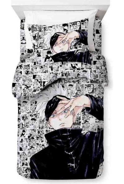 Decarchive Home DecarchiveHome Anime Jujutsu Kaısen Nevresim Takımı