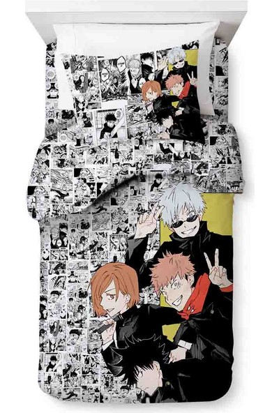 Decarchive Home Anime Jujutsu Kaısen Nevresim Takımı