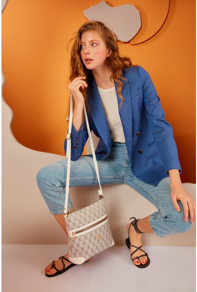 Pierre Cardin 05PO22Y1639-KN4P V Kadın Vizon Omuz Çantası